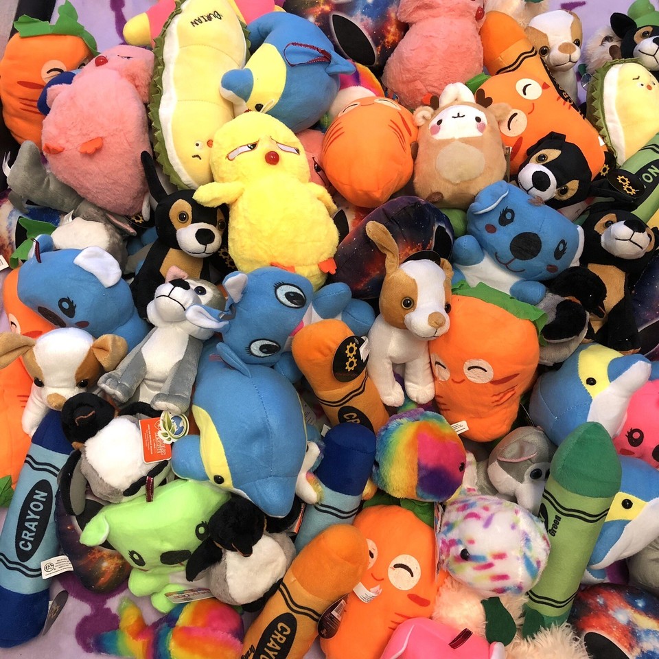 Crane Claw Machine Animal Plush Filler Mix 110 Pieces (100% Generic ...