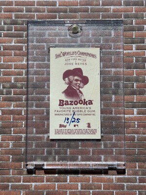 2006 Allen & Ginter A&G Bazooka Back Mini /25 Jose Reyes Mets | eBay