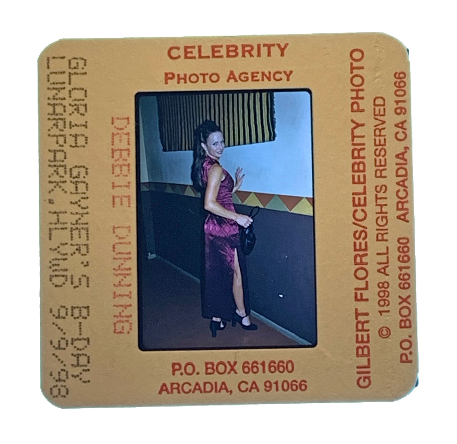 DEBBIE DUNNING (1998) ACTRESS ~ CANDID 35MM TRANSPARENCY/SLIDE ...