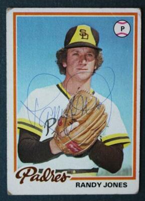 San Diego Padres star Randy Jones signed / autographed 1978 Topps ...