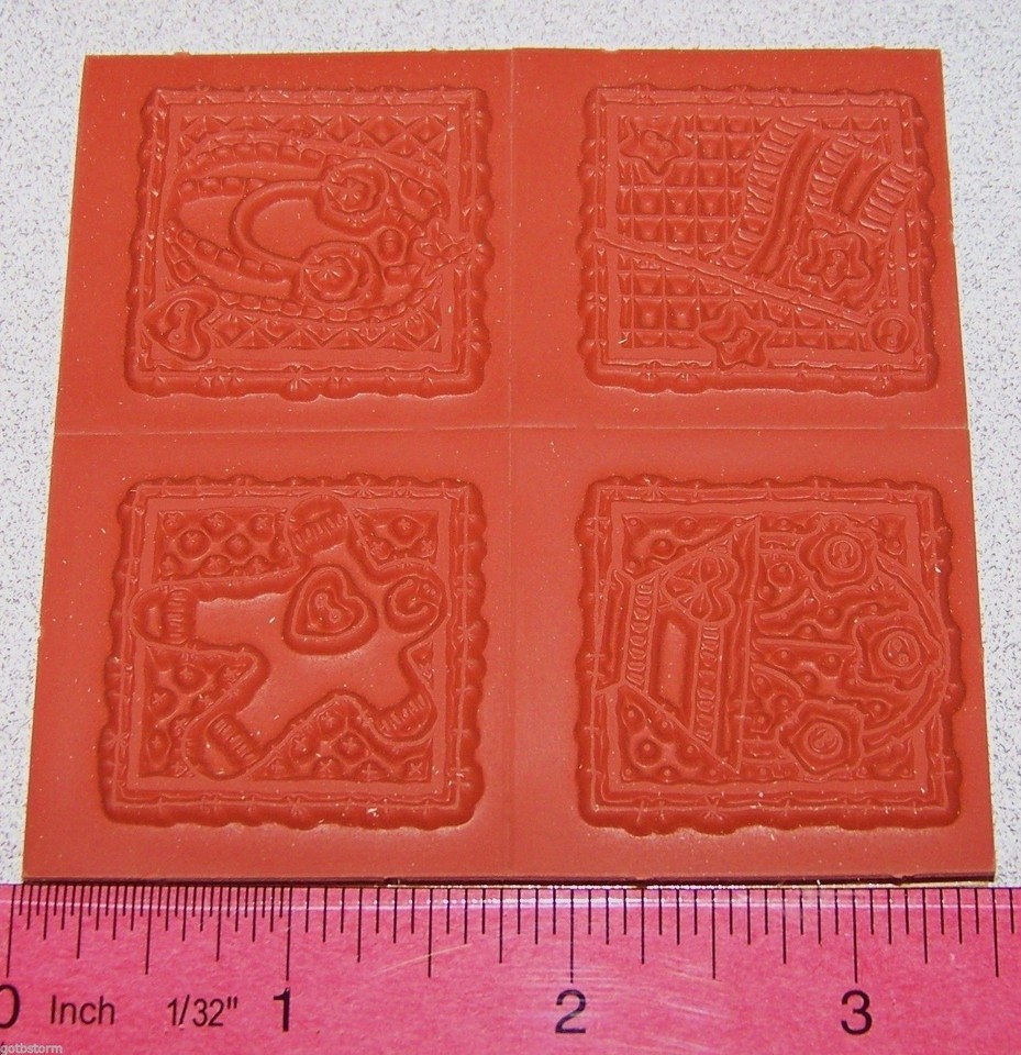 Stampin Up Seasonal Patches Rubber Wood Stamps Holidays Pumpkin Flag ...