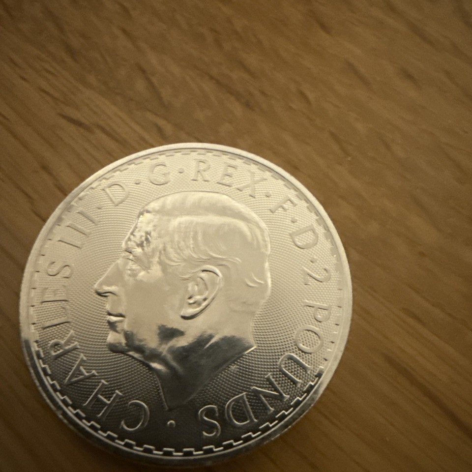 2026 King Charles III Britannia 1 oz 999 Fine Silver Bullion £2 Coin ...