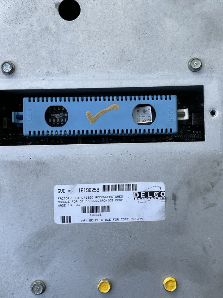 86-89 Chevy Corvette 5.7L Electronic Control Module OEM 16198259 | eBay