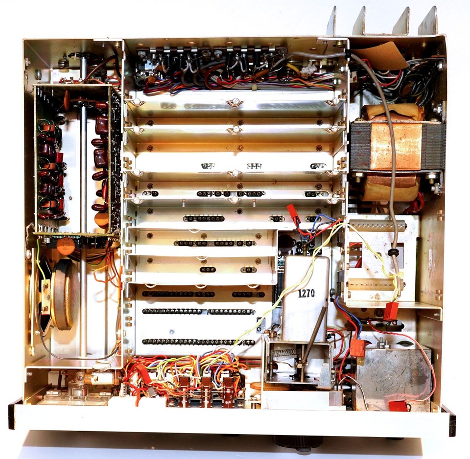 Drake R7 Case + Power Supply + Front Panel w/ Dials + VFO + S Meter ...