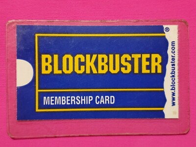 ORIGINAL Vintage BLOCKBUSTER VIDEO Membership Rental Card 2004 Lake ...