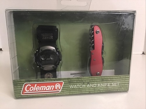 Coleman Night Sight Black And Gray Digital Watch With Band ...