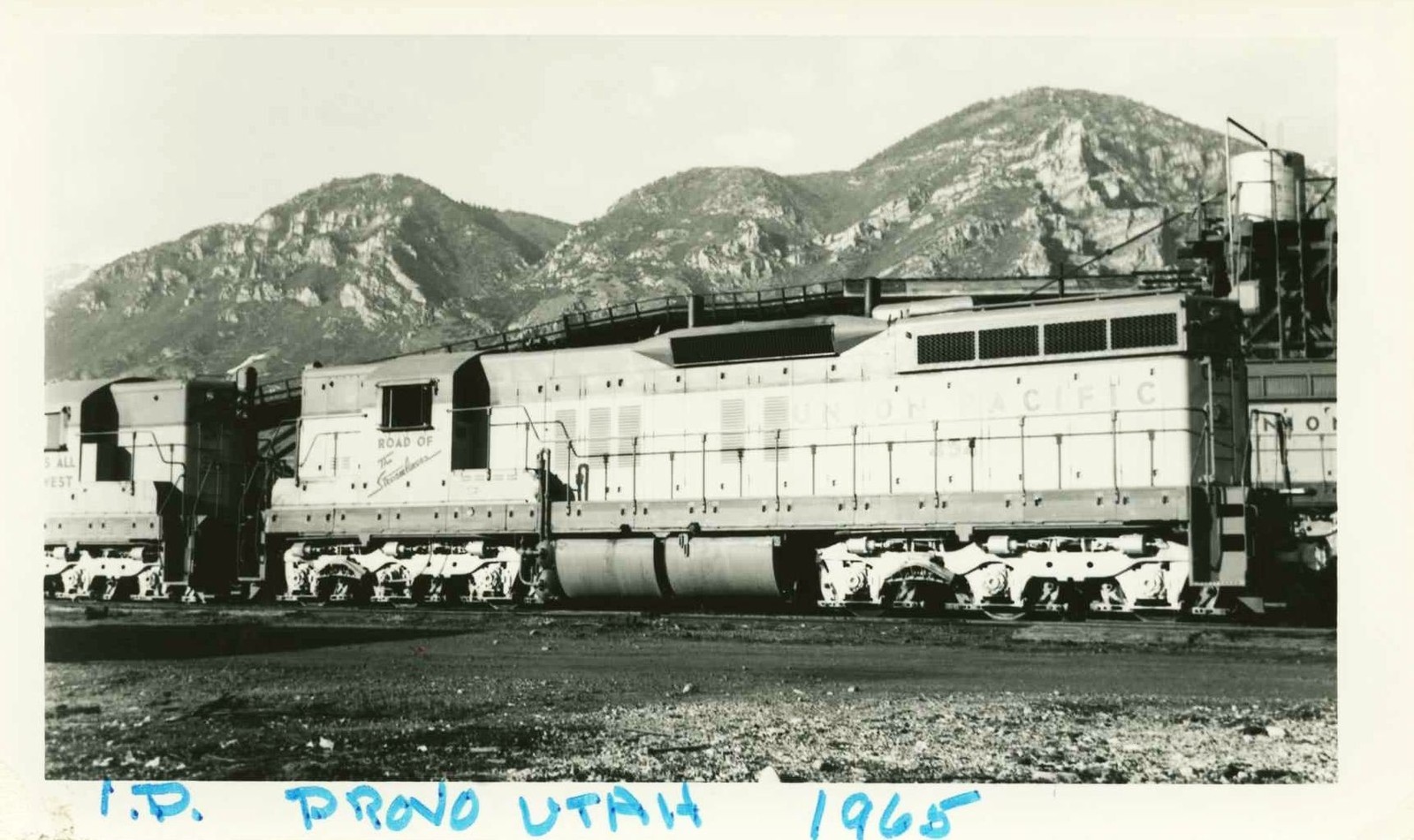 7H600K 1965 UNION PACIFIC RAILROAD ENGINE #454 PROVO UTAH | eBay
