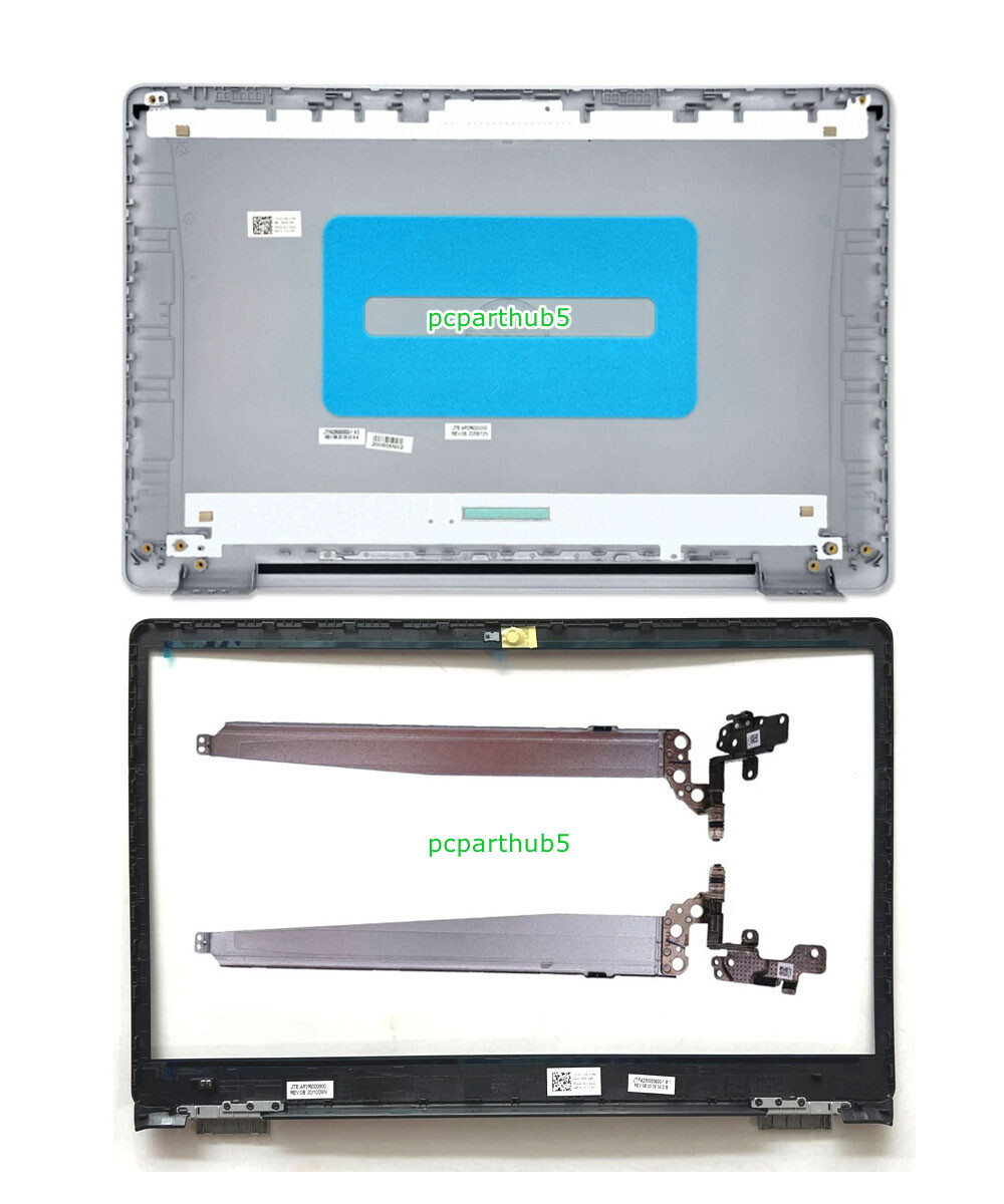 New Dell Inspiron 15 5000 5593 LCD Back Cover Top Case Bezel Hinges ...