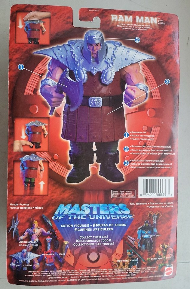 NEW MOTU 200X MASTERS OF THE UNIVERSE RAM MAN VARIANT ACTION FIGURE ...