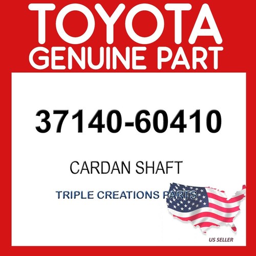 TOYOTA GENUINE 3714060410 SHAFT ASSY, PROPELLER, FRONT 37140-60410 | eBay