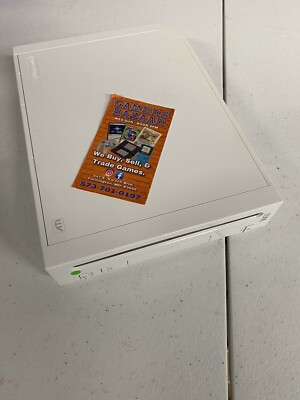 Nintendo Wii Replacement Console Only - White Gamecube Compatible RVL ...