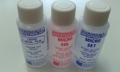 Microscale Micro Set + Micro Sol + Liquid Decal Film for transfers | eBay