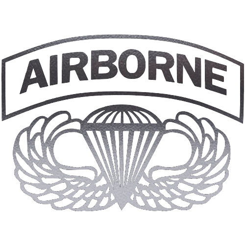 US ARMY Airborne Jump Wings sticker VINYL DECAL Star Military United ...