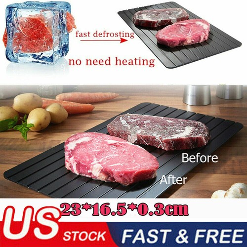 Fast Defrosting Tray Meat Thaw Rapid Safety Thawing Miracle Frozen Food ...