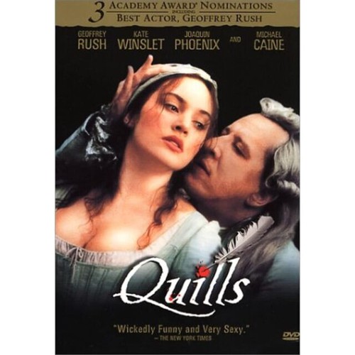 Quills DVD KATE WINSLET MARQUIS DE SADE BONDAGE WHIPPING VERY GOOD ...