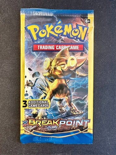 XY Breakpoint 3 Card Booster Pack Pokemon TCG Luxray Artwork Brand New ...