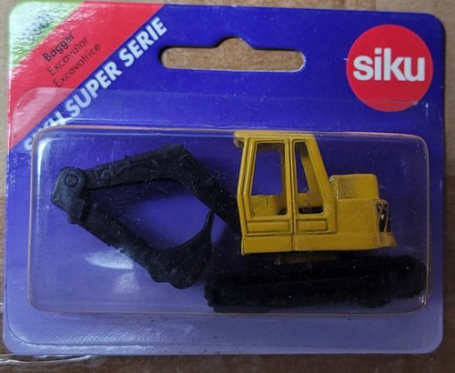 EXCAVATOR YELLOW & BLACK DIECAST MODEL BY SIKU 0801 New! | eBay