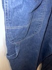Red Lap Big Mens Bib Overalls Blue Denim 50 x 30 Excellent Preowned ...