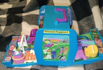 Vintage 1995 Pound Puppies & Purries Wedding Playset Carrier Honeymoon ...