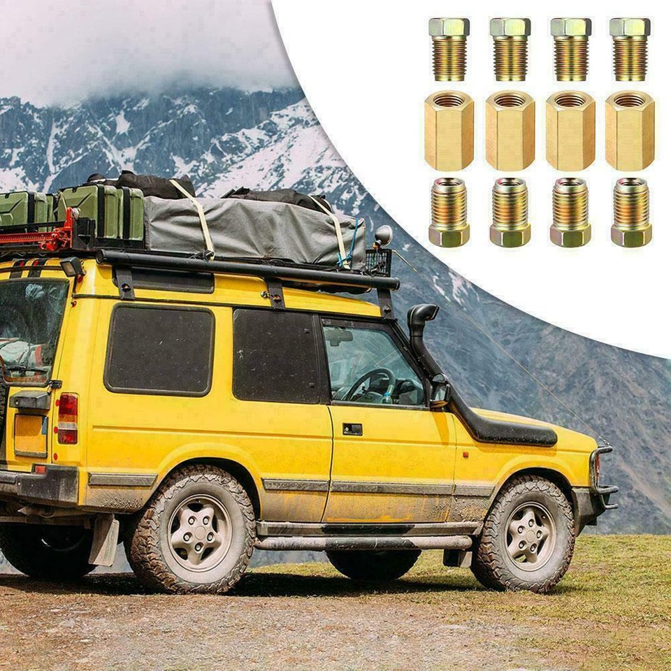 12Pcs 3/16 Inch Brake Line Repair Female Union Inverted Tube Fittings ...