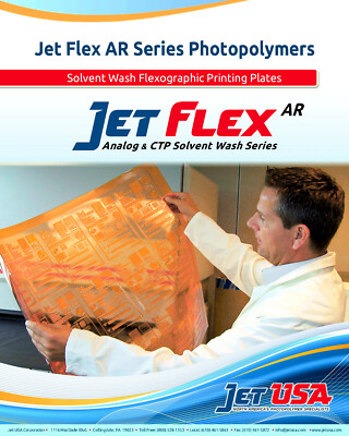 Jet Flex Analog 0.112" Flexo Photopolymer Plate : AR-284-SK - 24" x 30 ...