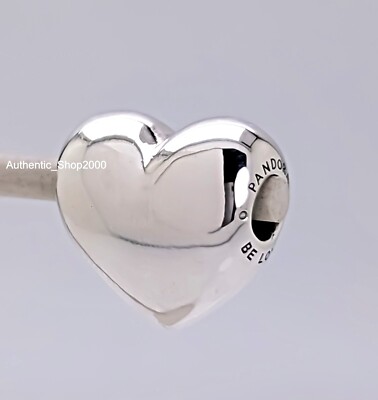 New Authentic PANDORA Brand 925 Be Love Engravable Large Heart Charm ...
