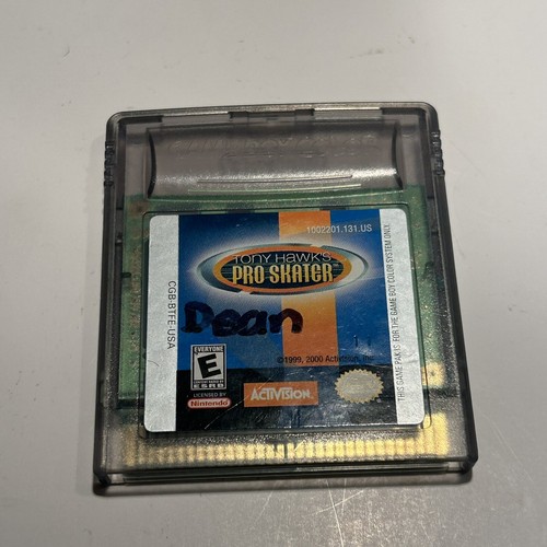 Tony Hawk's Pro Skater (Game Boy Color) GBC Authentic Tested Game | eBay