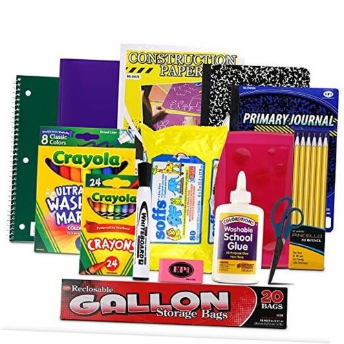Essential School Supply for Kindergarten and Kindergarten - 1st Grade ...