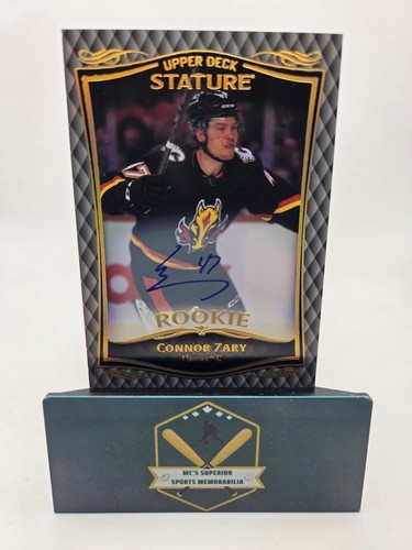 Connor Zary 2023-24 UD Stature Rookie Auto Card | eBay