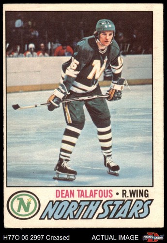 1977 O-Pee-Chee #49 Dean Talafous North Stars 3 - VG | eBay
