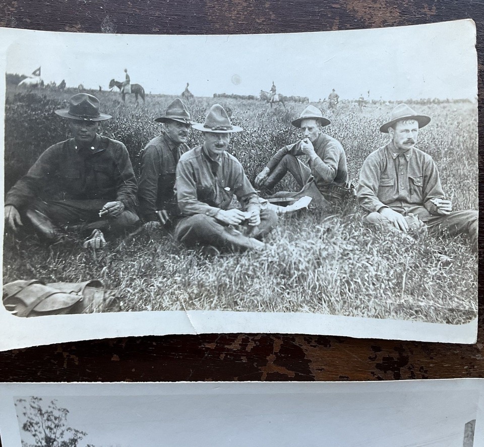 Spanish American War Soldiers Chow Now and Horses 2 Postcards | eBay