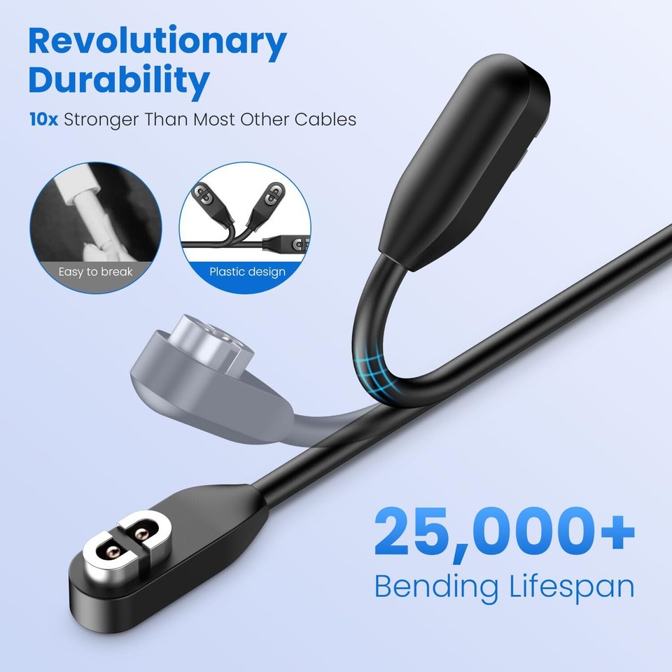 USB Magnetic Charging Cable Cord for After-Shokz Aeropex Open Run/Comm ...