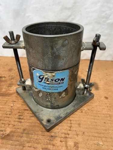 Gilson HMA110 Standard Soil Compaction Mold 4", 3 Piece Standard ...