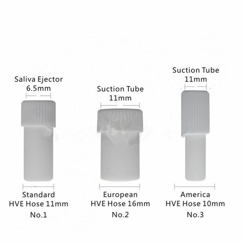 135℃ Dental Adaptor Autoclavable Suction Tube Convertor Saliva Ejector ...