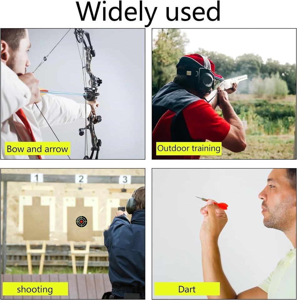 200pcs 8 x 8" Shooting Targets Splatter Gun Rifle Reactive Practice ...