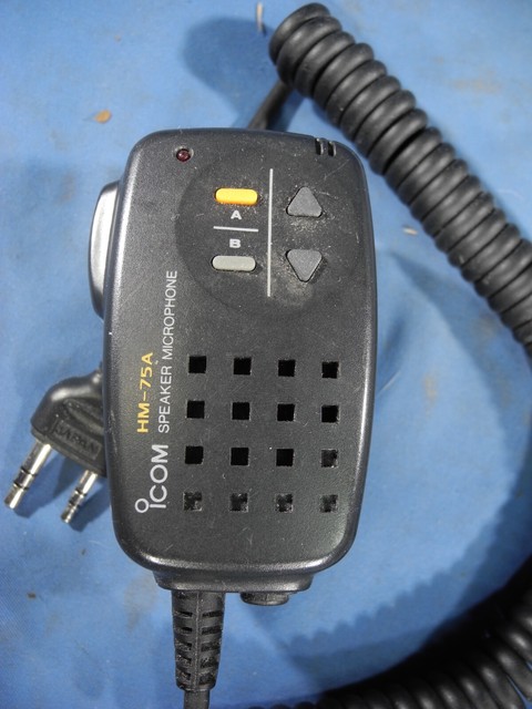 Icom Remote Control Function With The HM75A Speaker Microphone for sale ...
