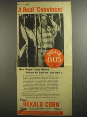 1961 Dekalb 805 Corn Ad - A Real Convincer | eBay