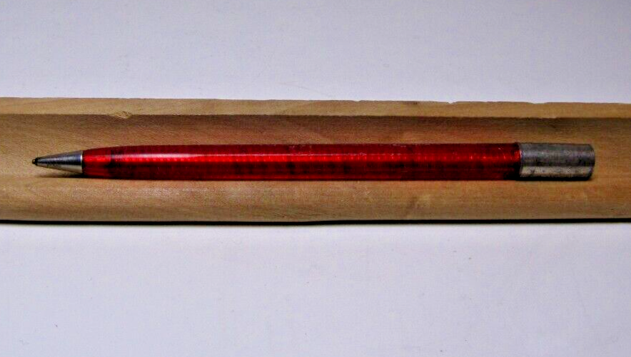 SCRIPTO Red Swirl Translucent Vintage Mechanical Pencil | eBay