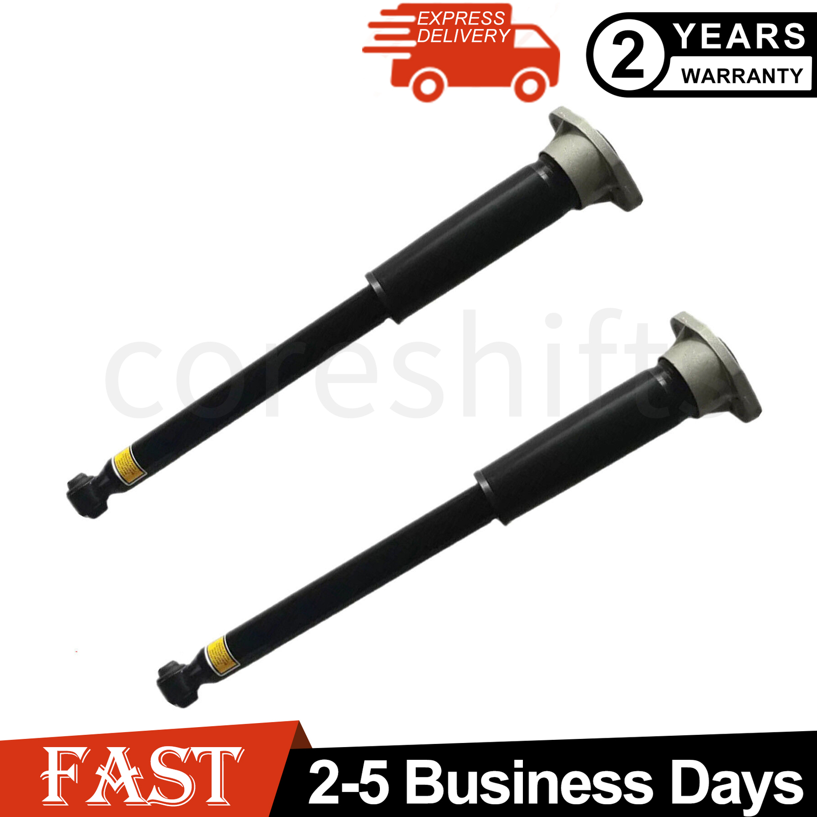 2X Rear Shocks Absorbers For Mercedes Benz W205 C300 C400 C450 C63 AMG ...