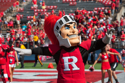 Unisex-Adult Rutgers Football Sir Henry Mascot Scarlet Knights Helmet ...