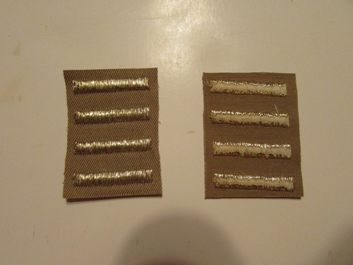 e3037 WW2 US Army Overseas Service Bars Summer Uniform Aged 4 Bars 24 ...