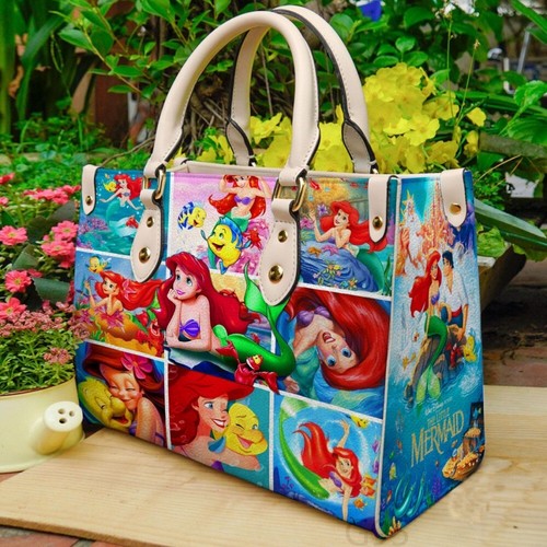 Personalized Ariel Princess The Little Mermaid Leather Handbag Lovers ...