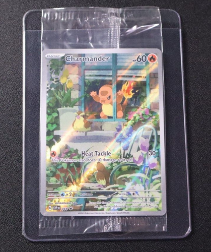 Pokemon Obsidian Flames ETB Promo Charmander 044 Black Star Promo Holo ...