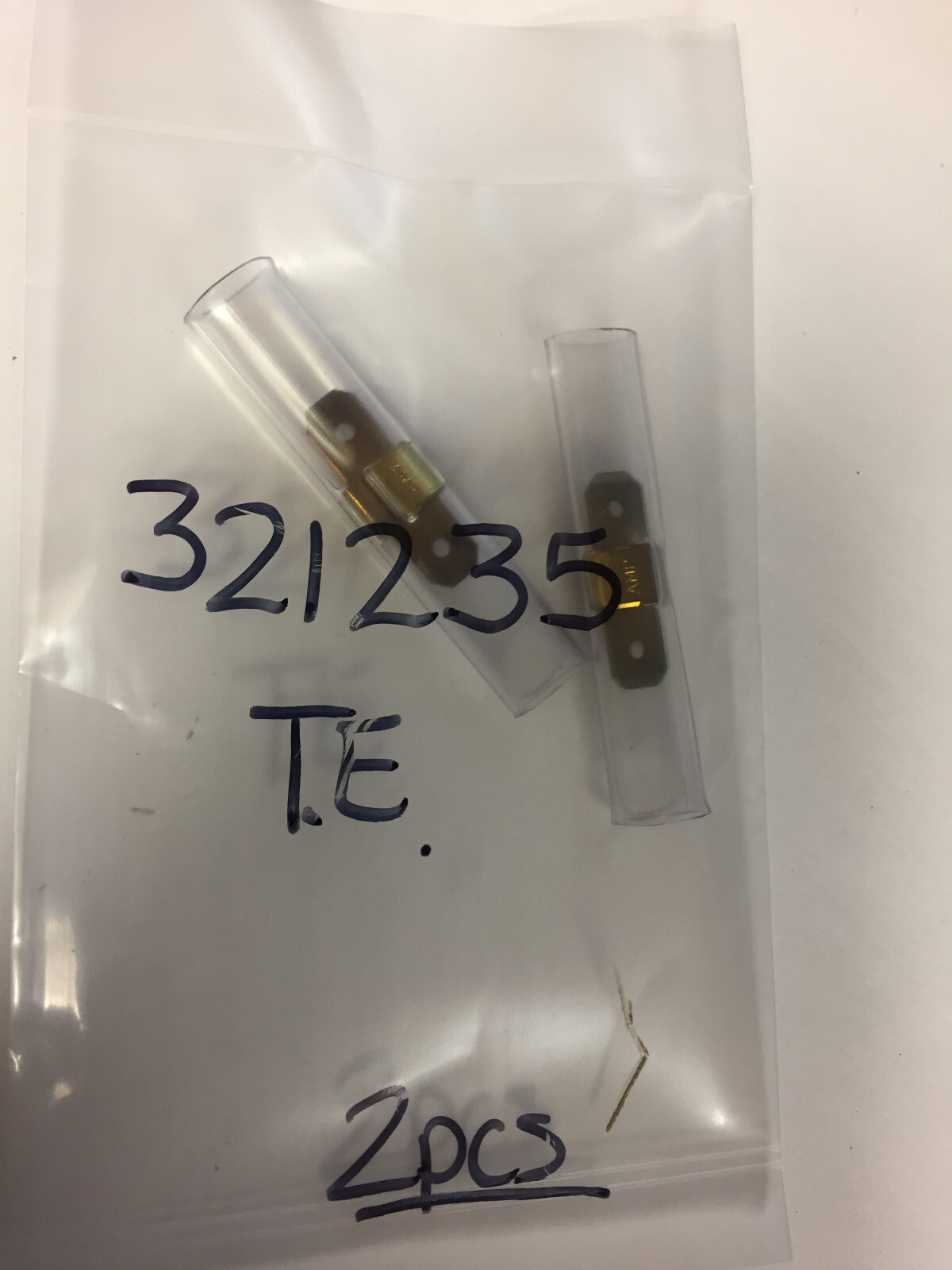 321235 TE CONN ADPT 0.25 TAB TO 0.25 TAB 2PCS NOS | eBay