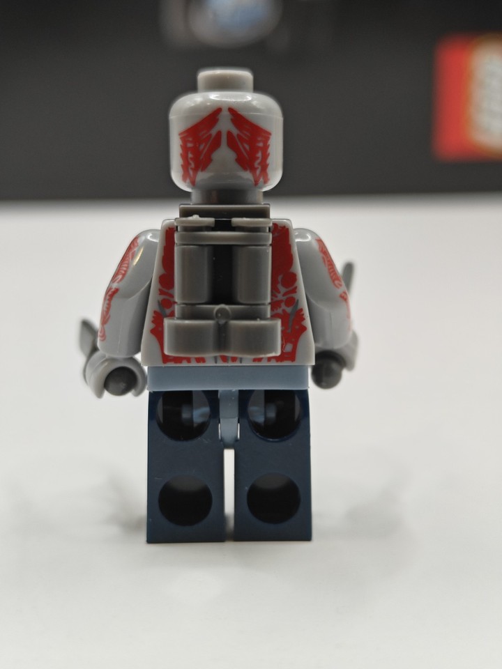 Marvel Guardians of the Galaxy DRAX Custom Lego Minifigure Blue Legs ...