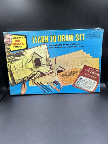 VTG F. Weber Co. Jon Gnagy’s Learn To Draw Set Sealed New In Box 1950’s ...