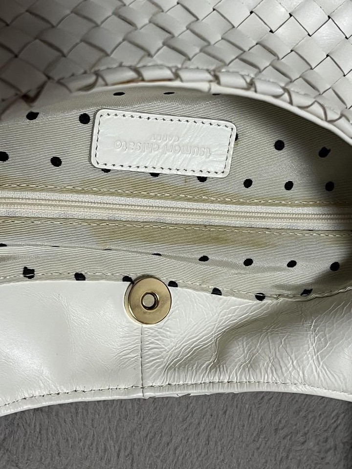 Tsumori Chisato Carry Big Shoulder Bag White 12.5 inches | eBay