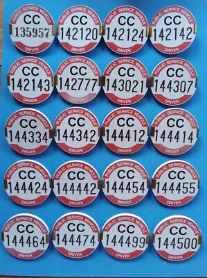 PSV DRIVER/PSV CONDUCTOR/BUS CONDUCTOR BADGES/BUS DRIVER BADGES/PCV | eBay