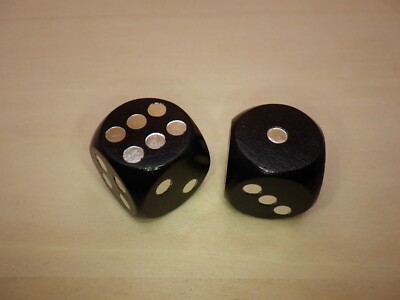Roll 7's 2D6 Die Weighted Cheat Dice Gag Joke Tricks RPG Tabletop CCG ...