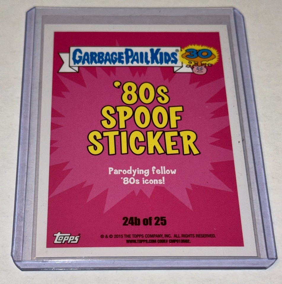 2015 Gpk 30th Anniversary 80s Spoof GOLD 24b Testy TY Mike Tyson! Nice ...